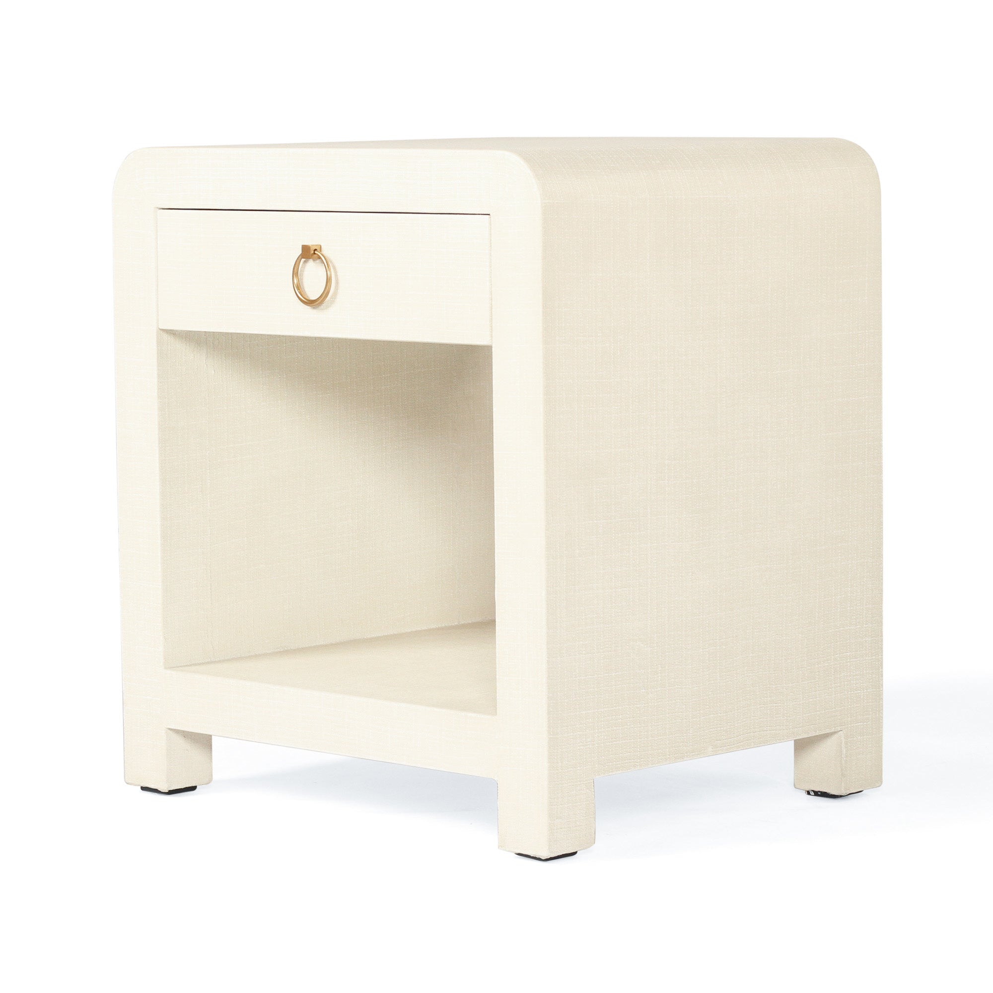 Newhaven Bedside Table - Ivory – Serrata Living