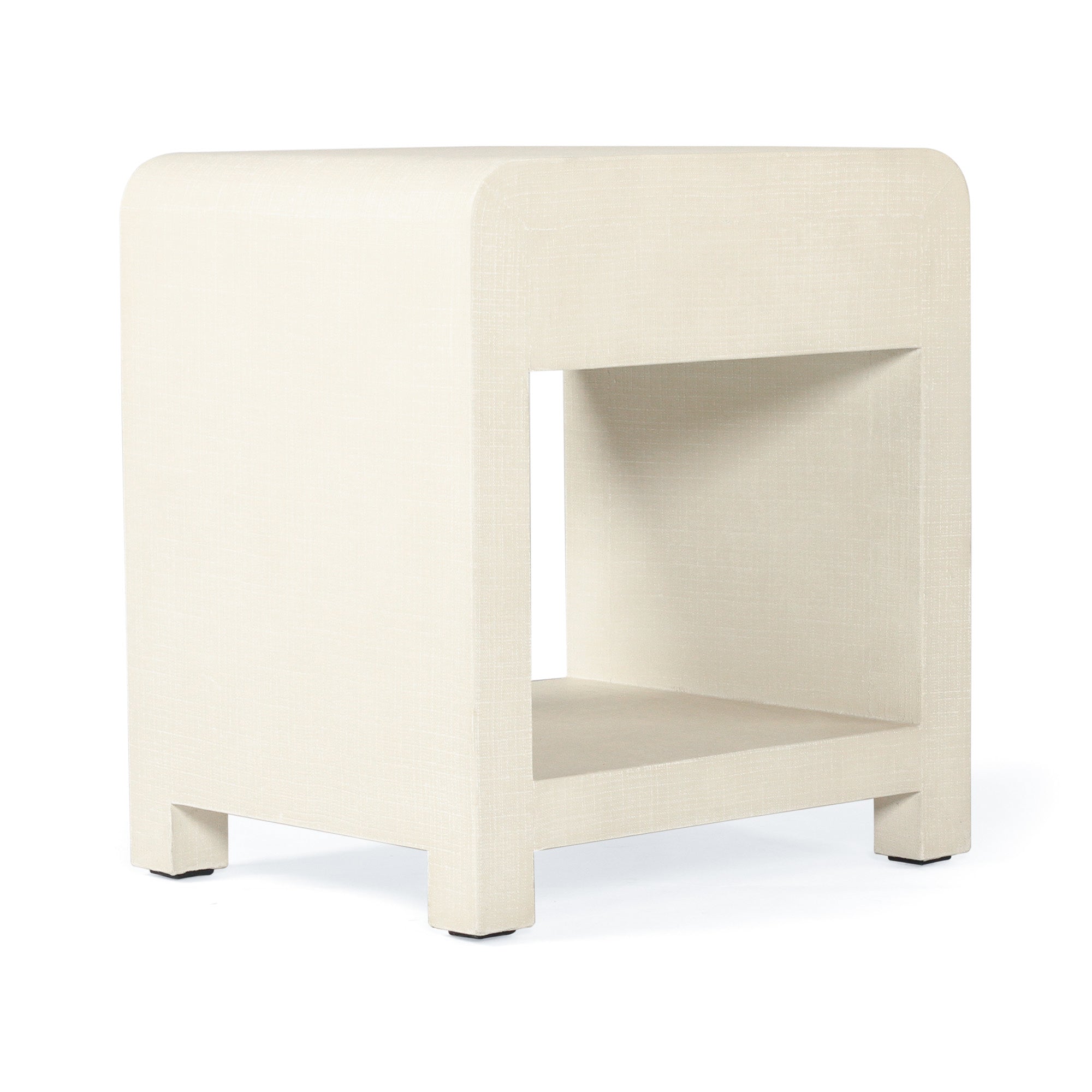 Newhaven Bedside Table - Ivory – Serrata Living