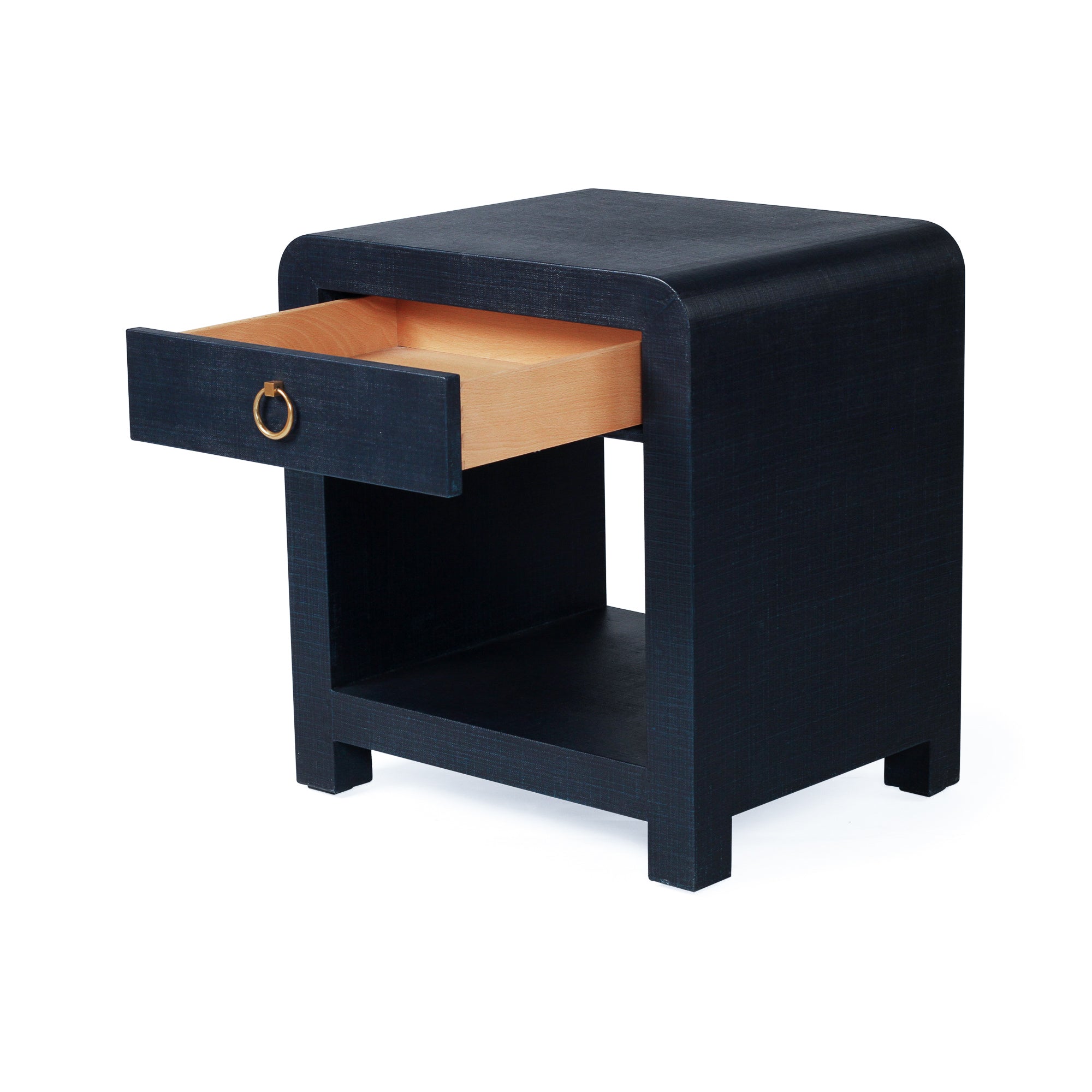 Newhaven Bedside Table - Navy – Serrata Living