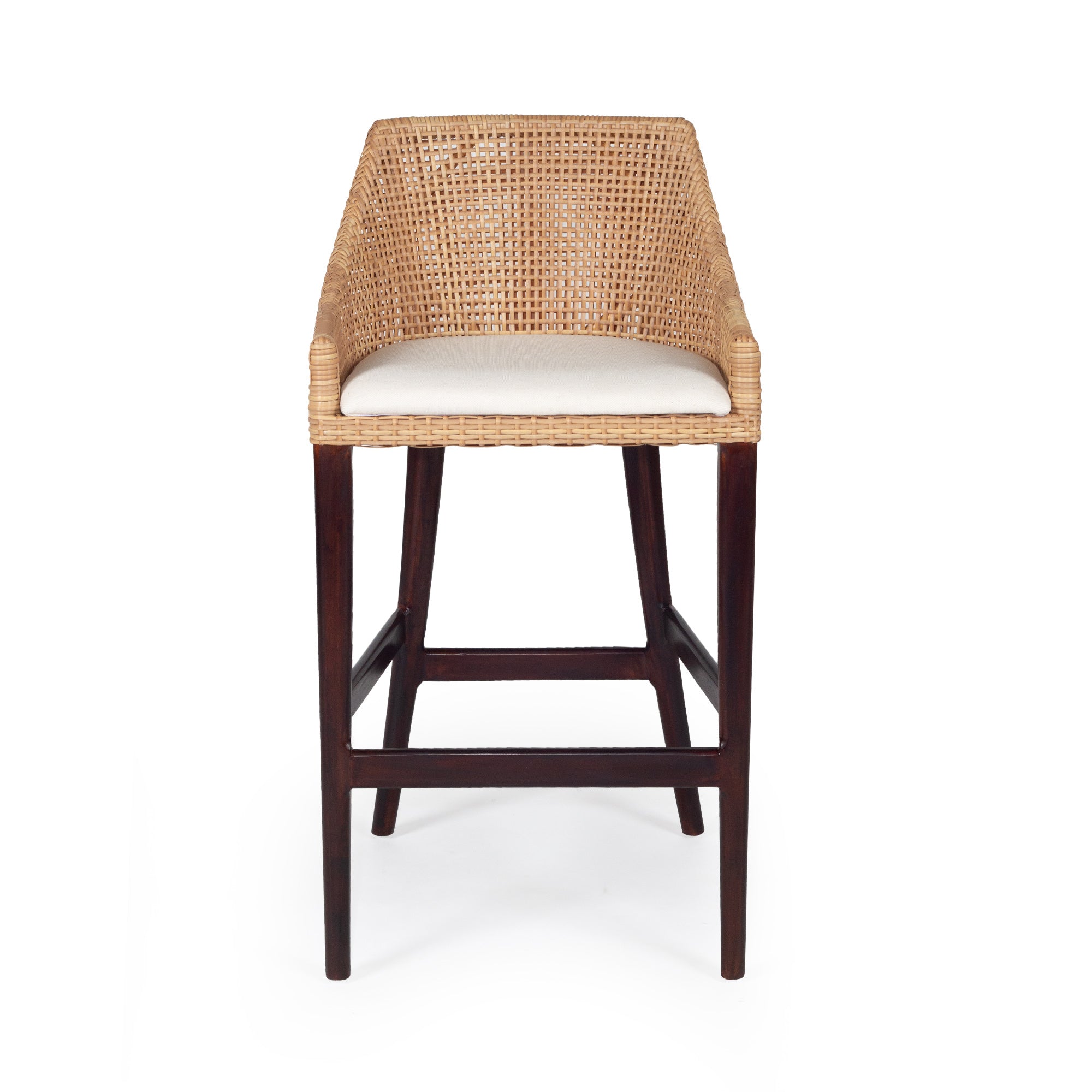 Jude Bar Stool - Honey/Mahogany – Serrata Living