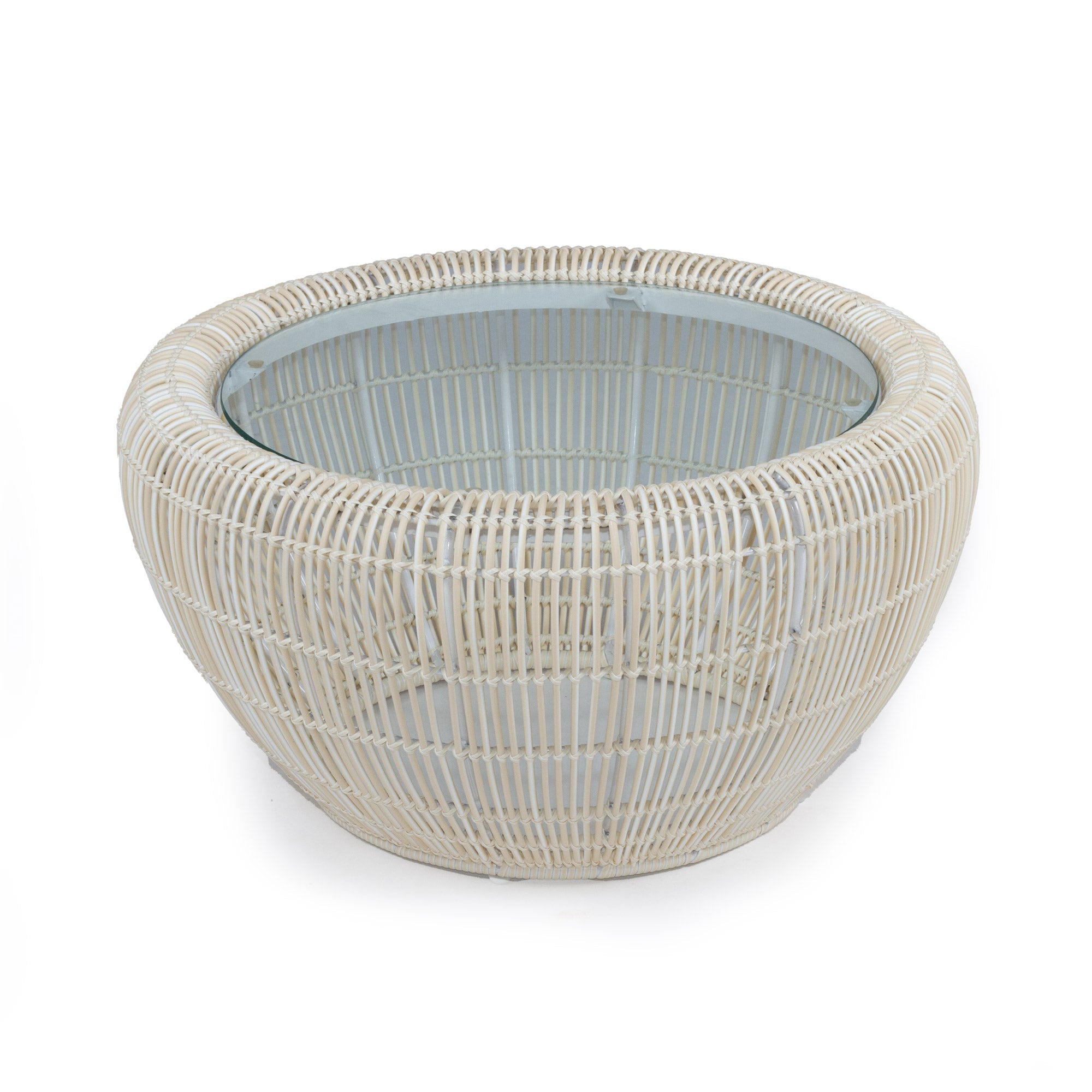 Loren Outdoor Coffee Table - Beach White – Serrata Living