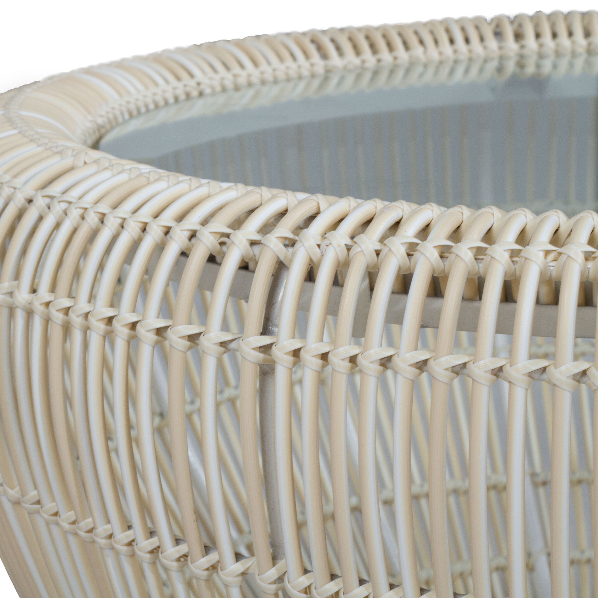 Loren Outdoor Coffee Table - Beach White – Serrata Living